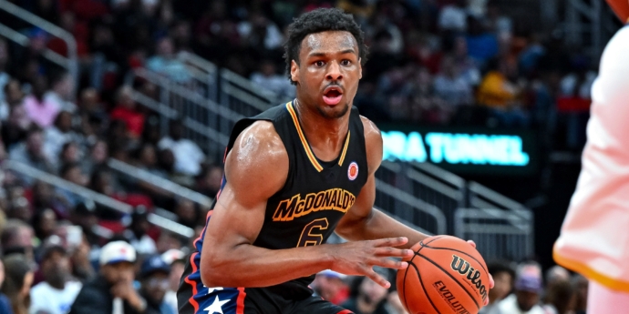 LeBron’s son Bronny James commits to play basketball at USC