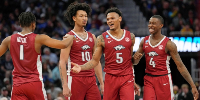 Lee Mayberry, Scotty Thurman react to Arkansas' upset over Gonzaga